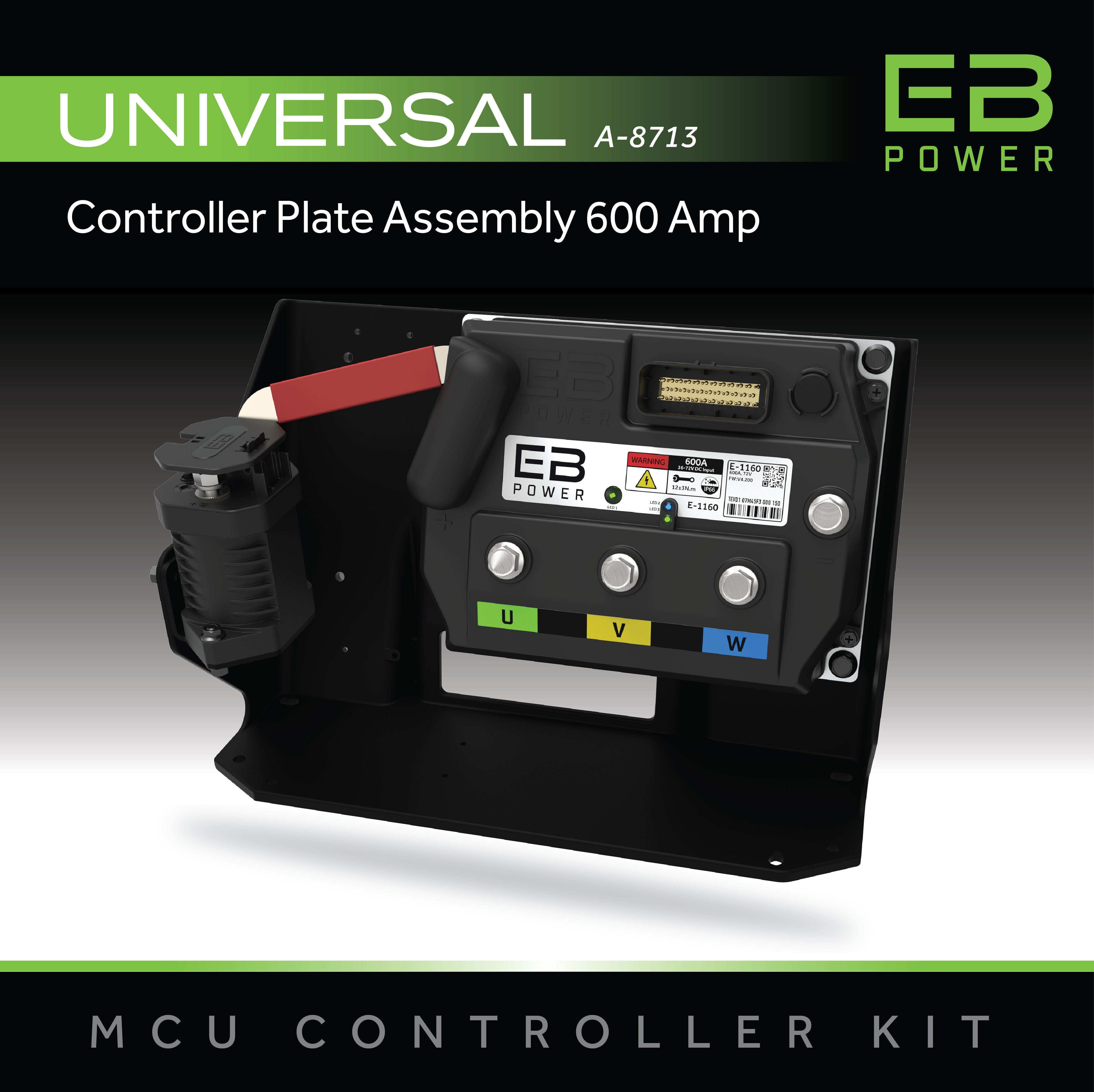 EB Power Universal Controller Plate Assembly / 600 Amp – GolfCartParts.com