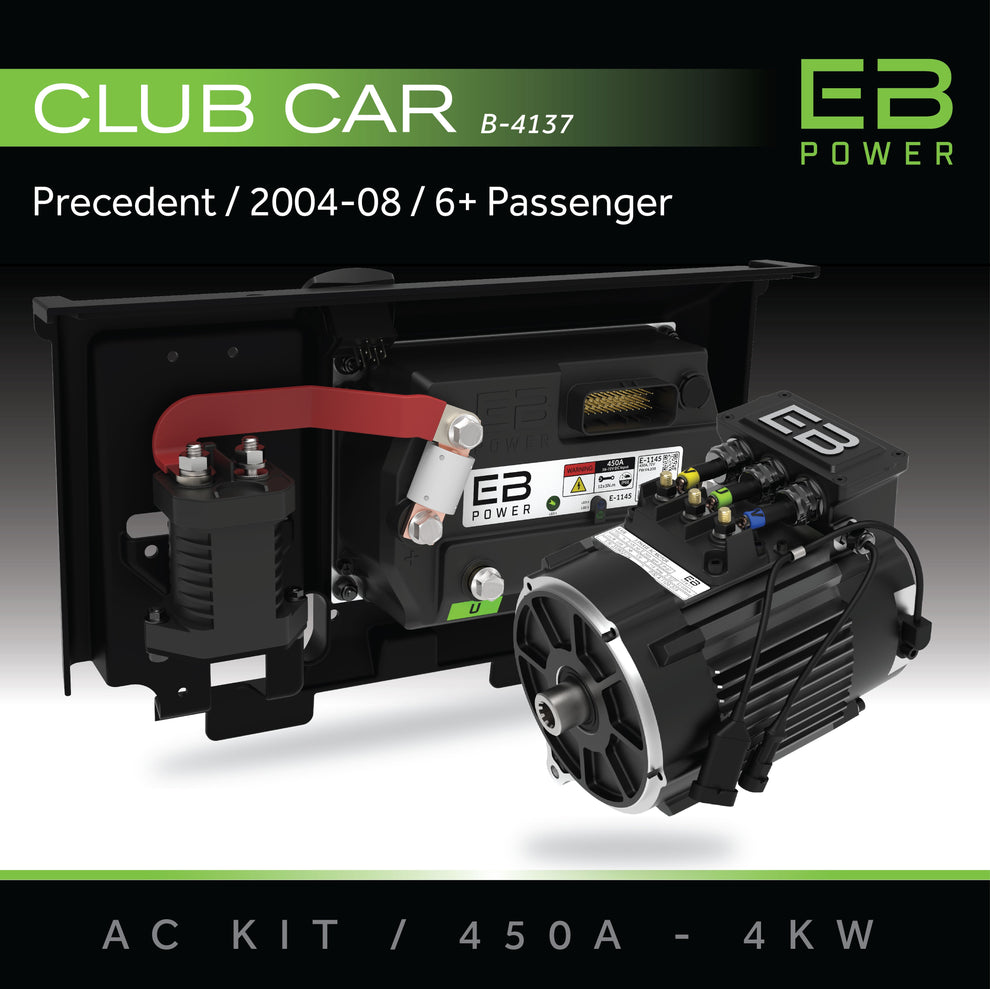 EB Power AC Kit / 450A + 4kW / Club Car Precedent / 2004-08 / 6+ Passe ...